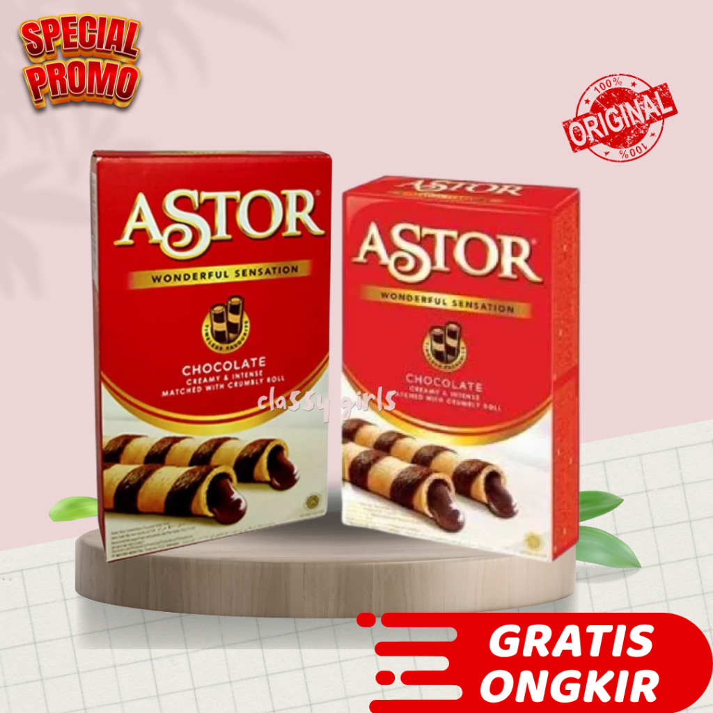 Jual ASTOR DOUBLE CHOCOLATE 40GR | Shopee Indonesia