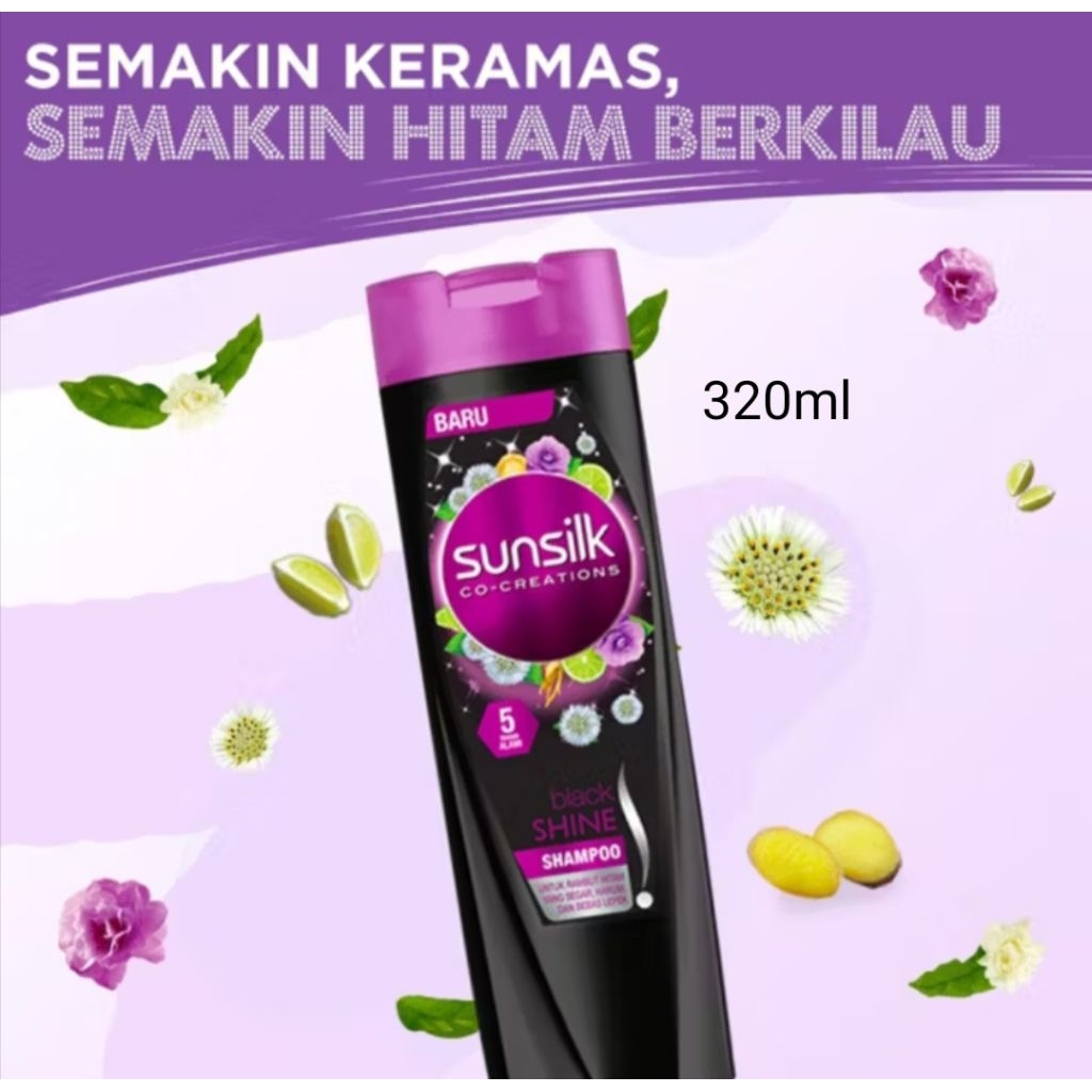 Jual Sunsilk Black Shine,Shampoo Rambut hitam berkilau,kuat,harum ...