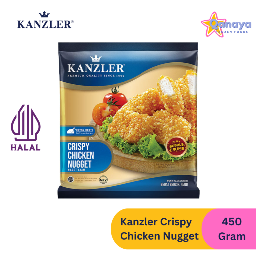 Jual Kanzler Crispy Chicken Nugget (450 Gram) Nugget Premium dengan ...