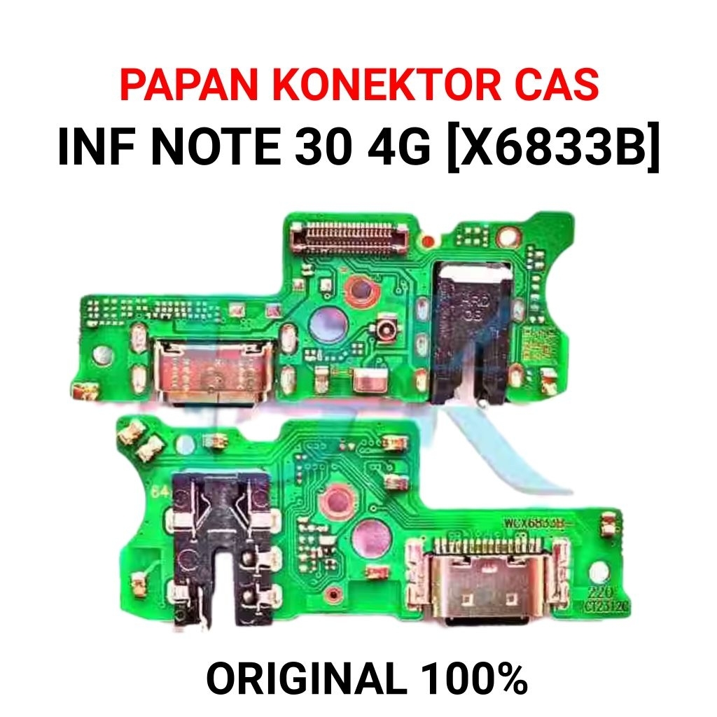 Jual Konektor Cas INFINIX NOTE 30 4G / X6833B USB Papan Cas Mic PCB ...