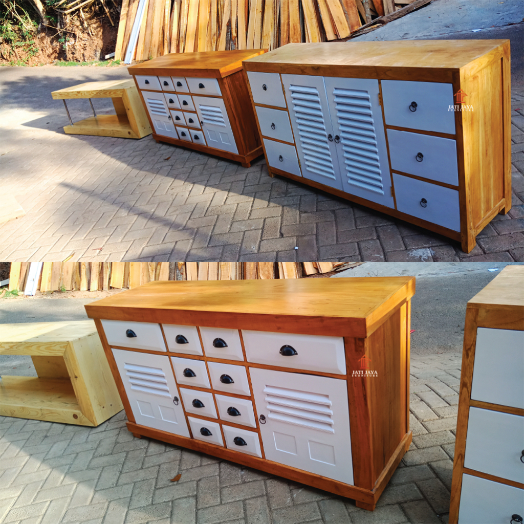 Jual BUFET / DRESSER KREPYAK / MEJA TV | Shopee Indonesia