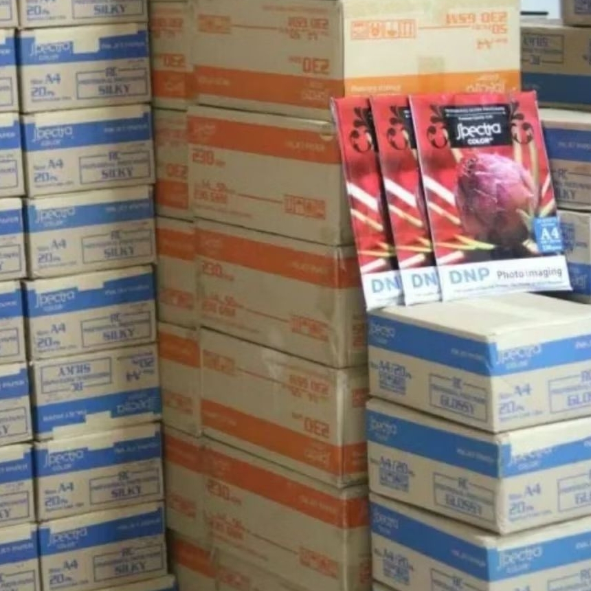 Jual 1 DUS PAPER SPECTRA 210 / 230 GSM / KERTAS FOTO SPECTRA 50 PACK ...