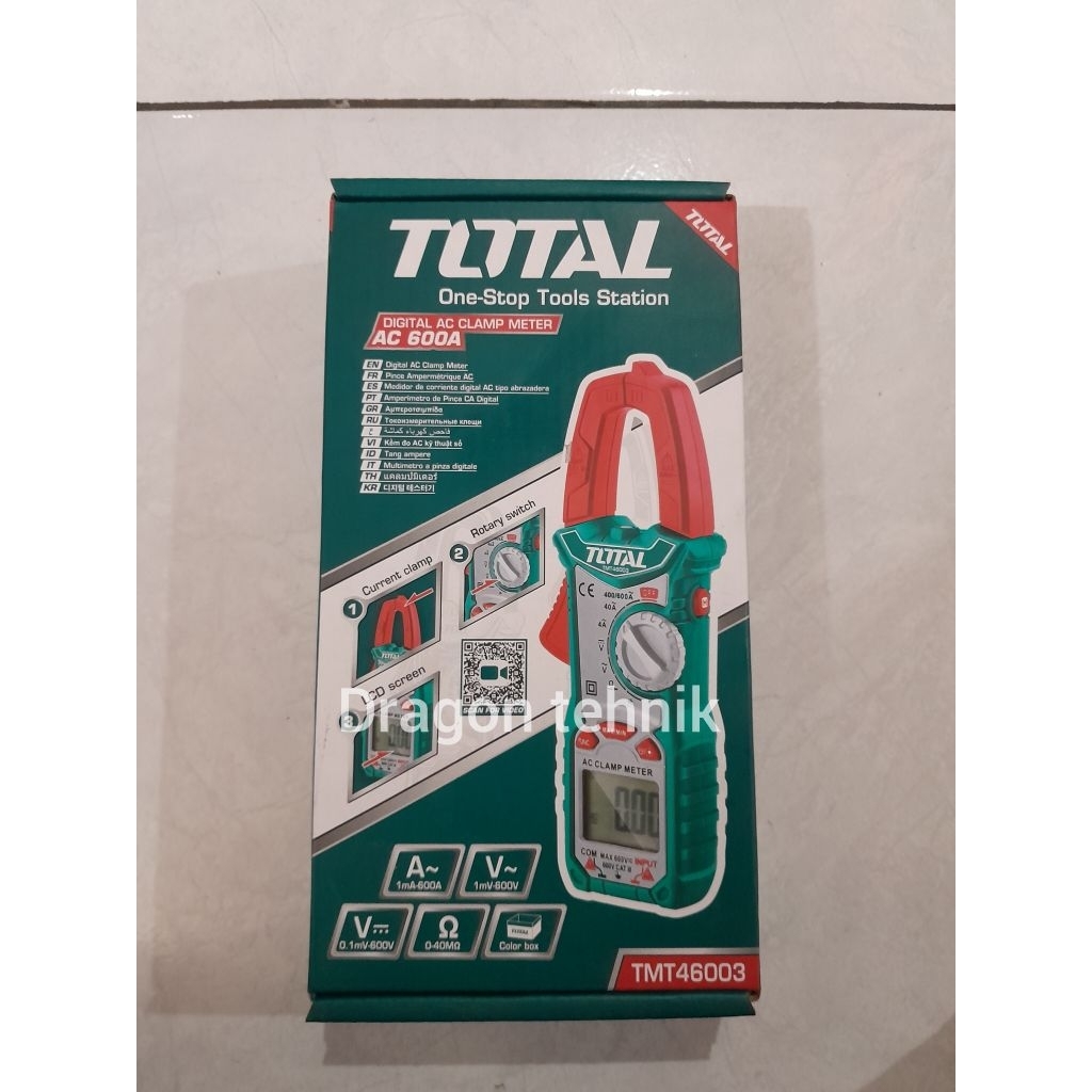 Jual DIGITAL AC CLAMP METER AC 600 TOTAL TMT46003 | Shopee Indonesia