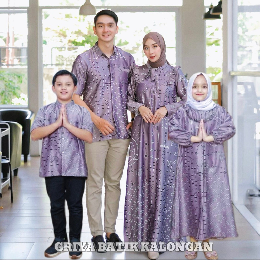 Jual Sarimbit Couple Keluarga Gamis Koko Ayah Ibu Anak Usia 2-9 Tahun ...
