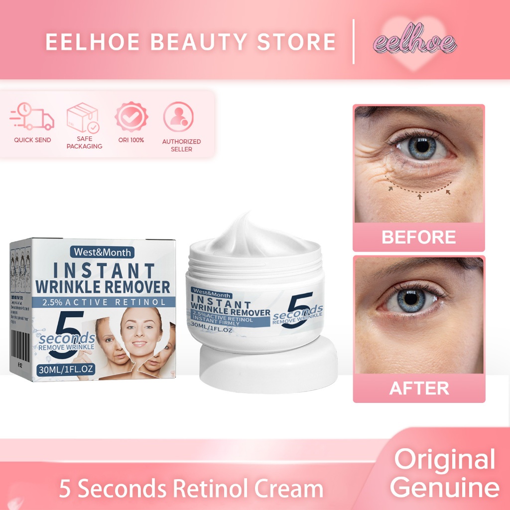 Jual West&Month Instant Wrinkle Remover Retinol Cream Mengurangi ...