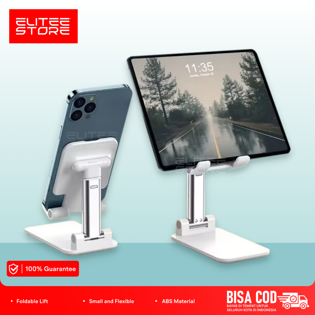 Jual [ COD ] HOLDER HP STAND FOLDING DEKSTOP MURAH | Shopee Indonesia