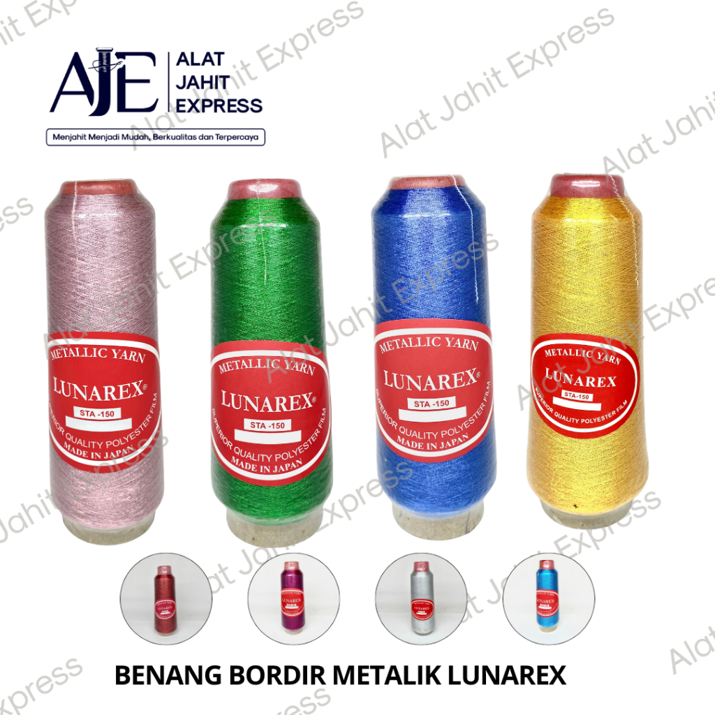 Jual Benang Bordir Metalik Lunarex | Shopee Indonesia