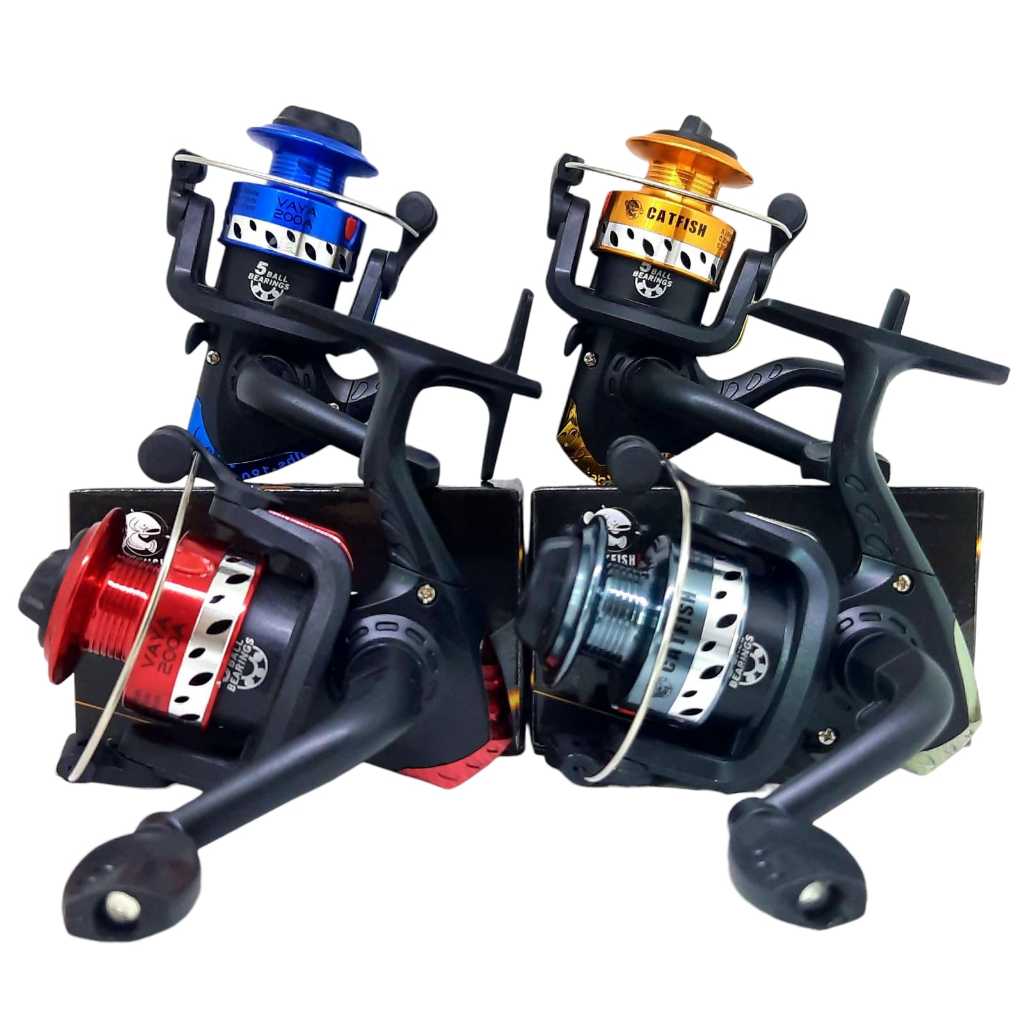 Jual Reel Pancing Vaya 200 Bahan Spool besi 5 BallBearing Cocok Untuk ...