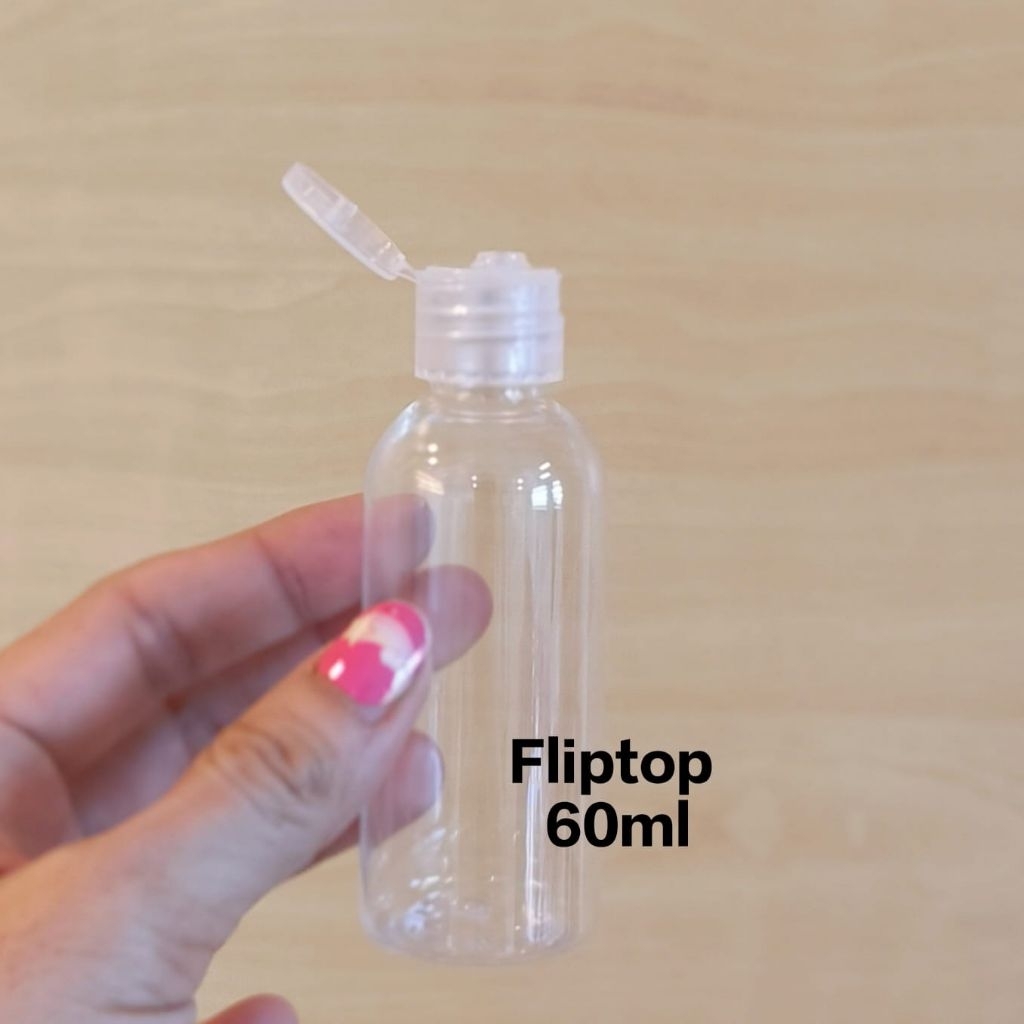 Jual bigta_BOTOL PLASTIK FLIPTOP 60ml | Shopee Indonesia
