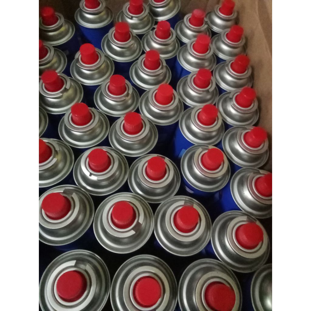Jual Kaleng tabung portable gas camping refill isi plus tutup | Shopee ...