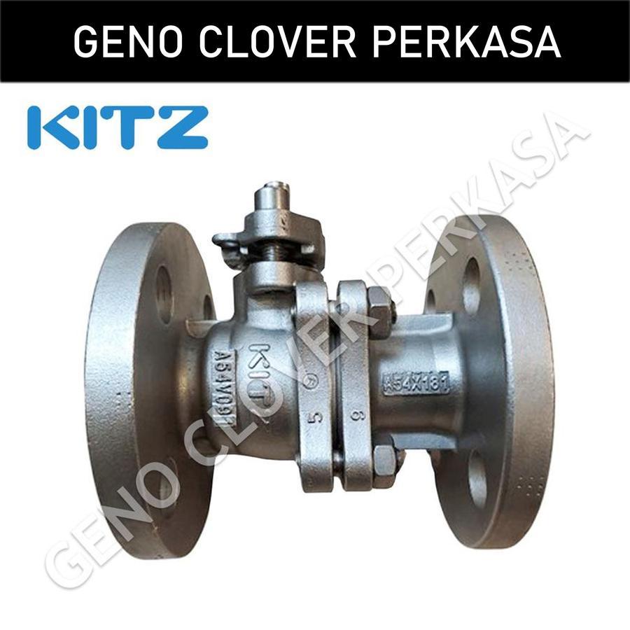 Jual 1" BALL VALVE SS304 JIS 10K FLANGE STAINLESS STEEL MERK KITZ ...