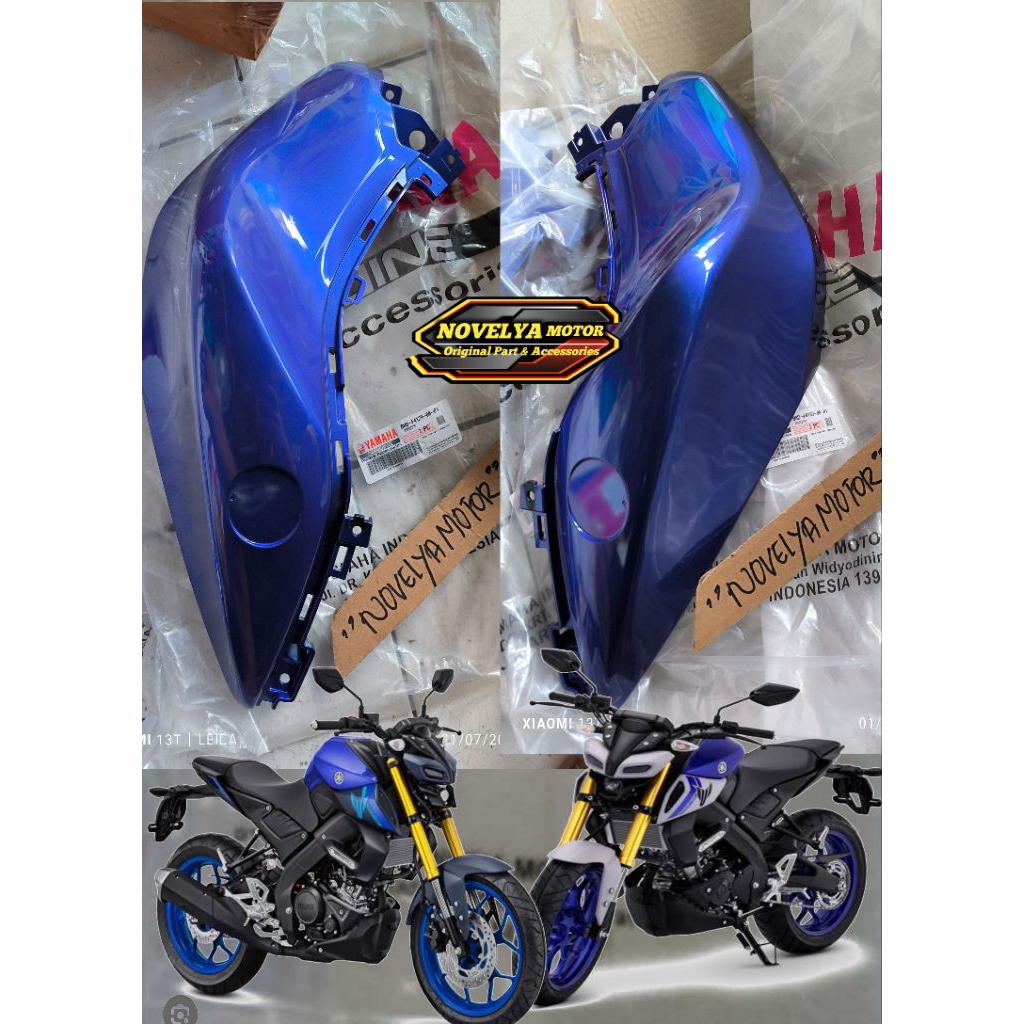 Jual COVER SIDE TENGKI TANGKI MT15 MT 15 SATUAN KANAN ATAU KIRI BIRU ...