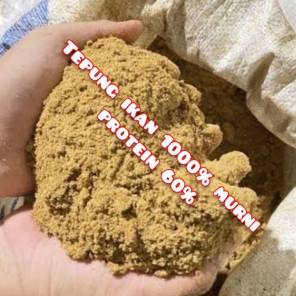 Jual tepung ikan murni protein tinggi tepung ikan pakan ternak 1kg | Shopee Indonesia