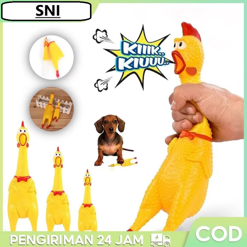 Jual Mainan Anak Ayam Jerit Jumbo 40 cm Screaming Chicken Chick ...