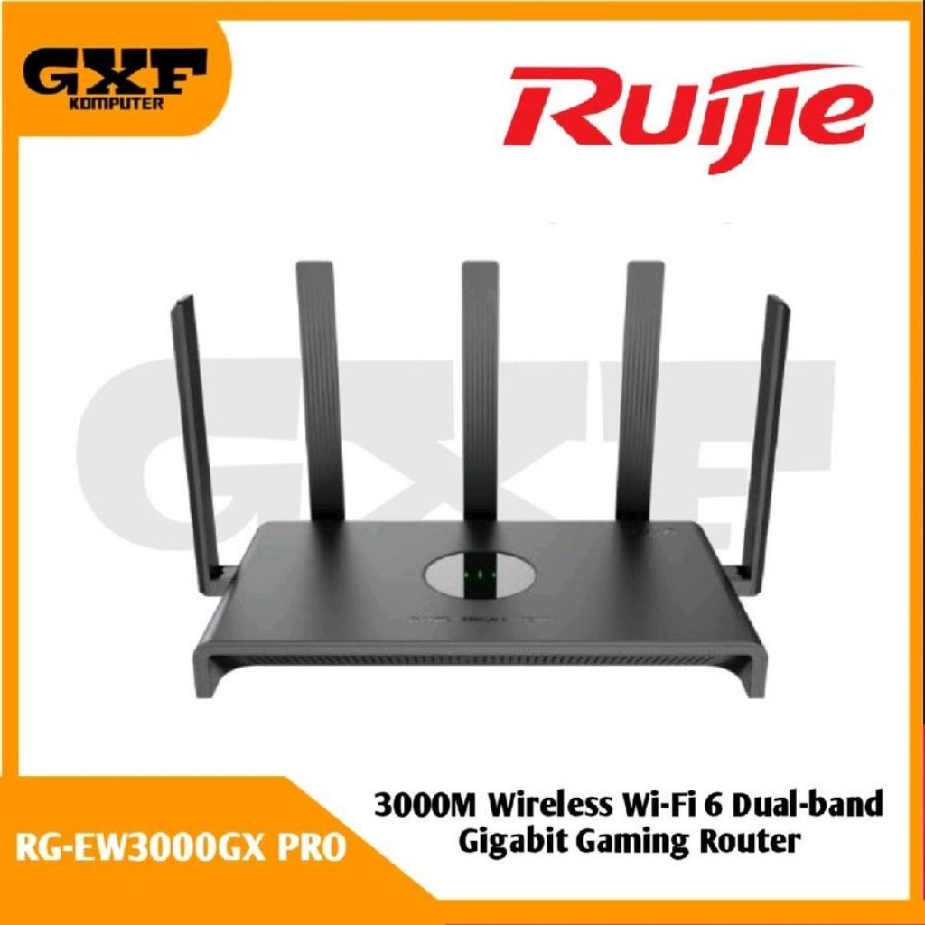 Jual Ruijie RG-EW3000GX PRO 3000M Wi-Fi 6 Dual-band Gigabit Gaming ...