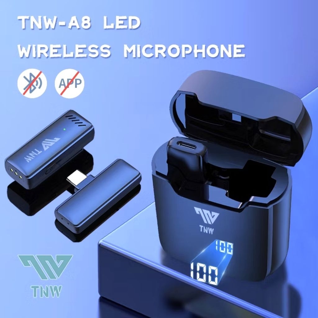 Jual TNW A8 wireless mic type C original produk | Shopee Indonesia