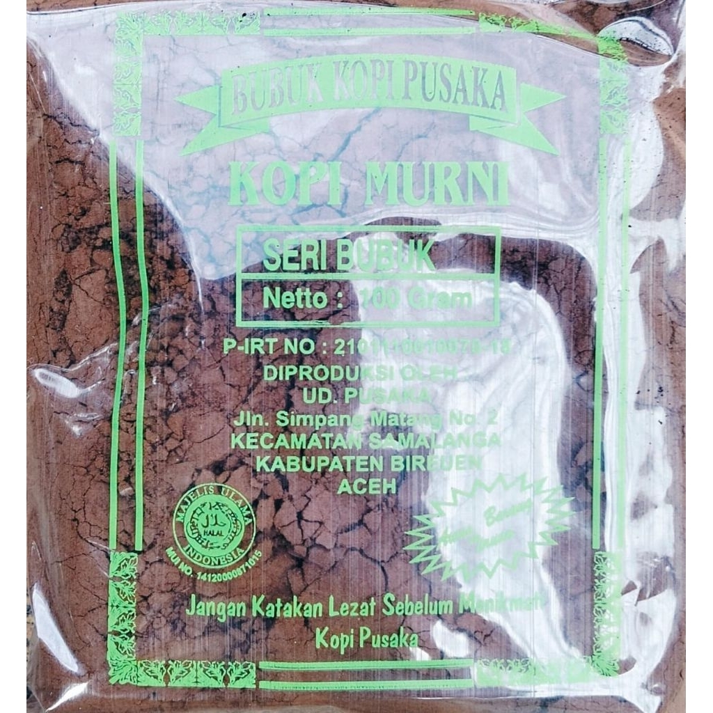Jual Kopi Bubuk Halus Khas Aceh berbagai Merk 100 Gram | Shopee Indonesia