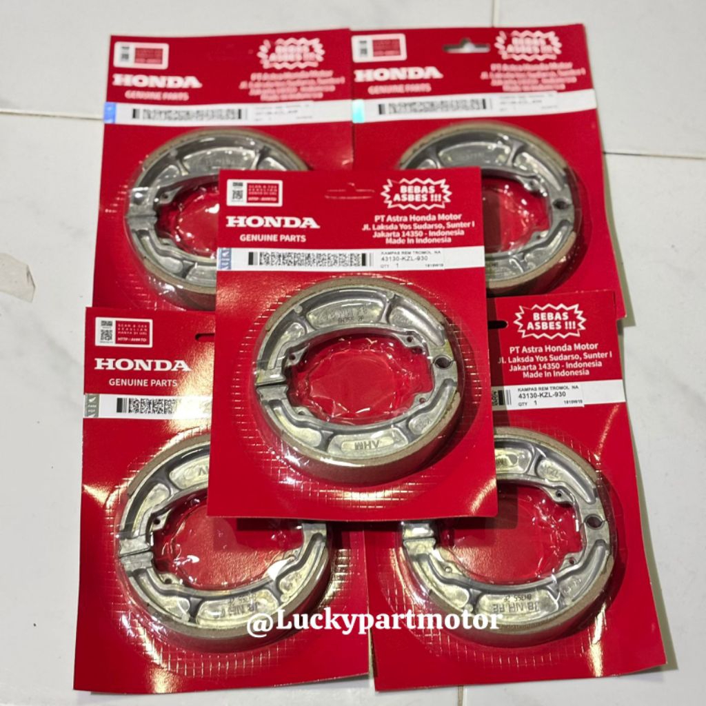 Jual PAKET KAMPAS REM isi 5 KAMPAS REM BELAKANG VARIO 110 125 150 Beat ...