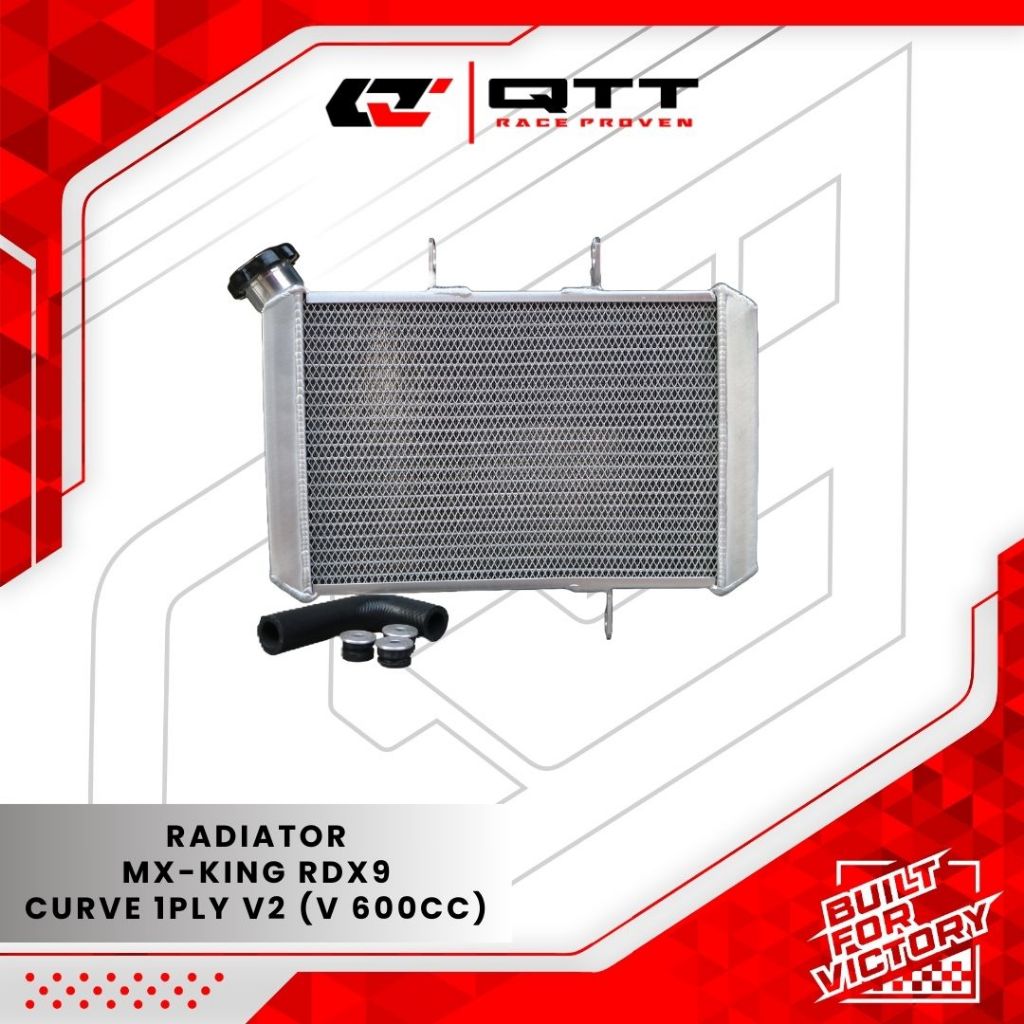 Jual QTT Radiator Mx King Exciter RDX9-Curve V2 600cc Big Volume ...