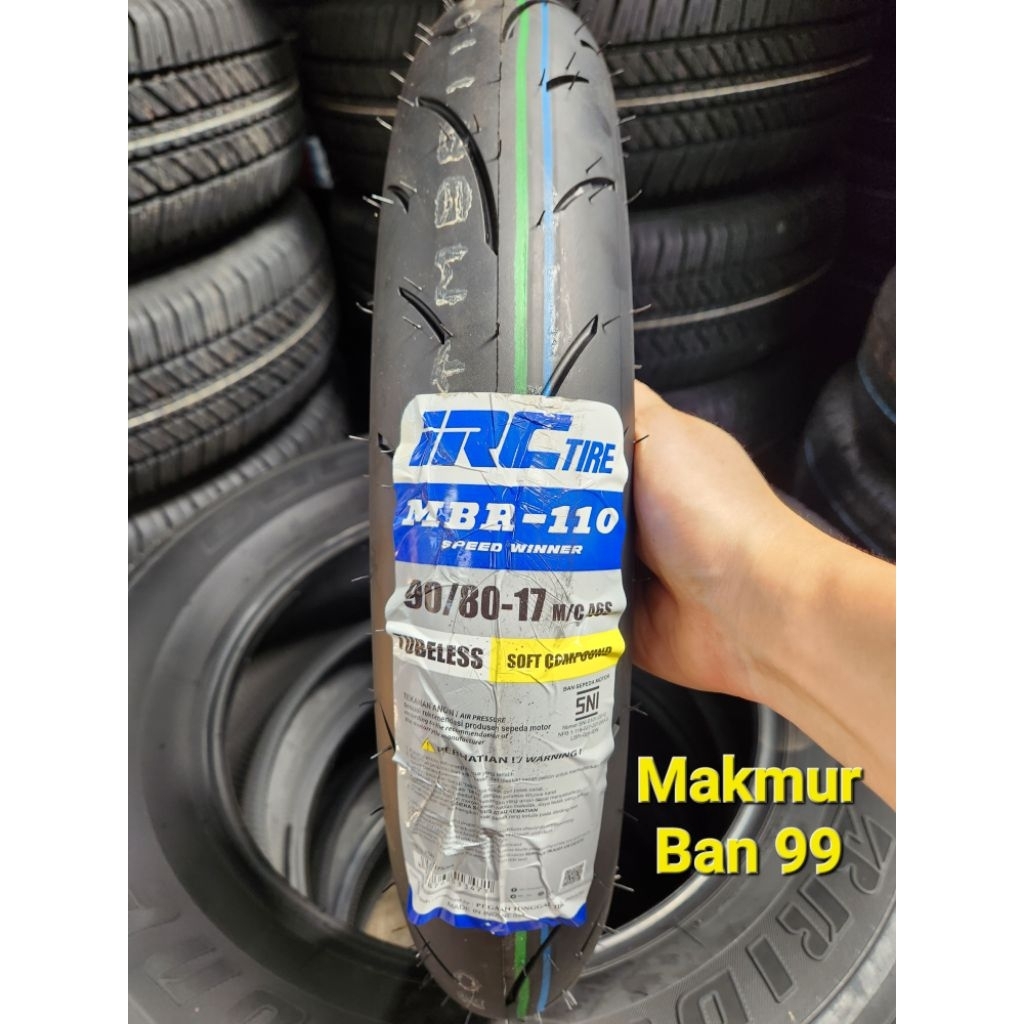 Jual Ban IRC 90/80-17 MBR110 Speed Winner Soft Compound Tubless ...