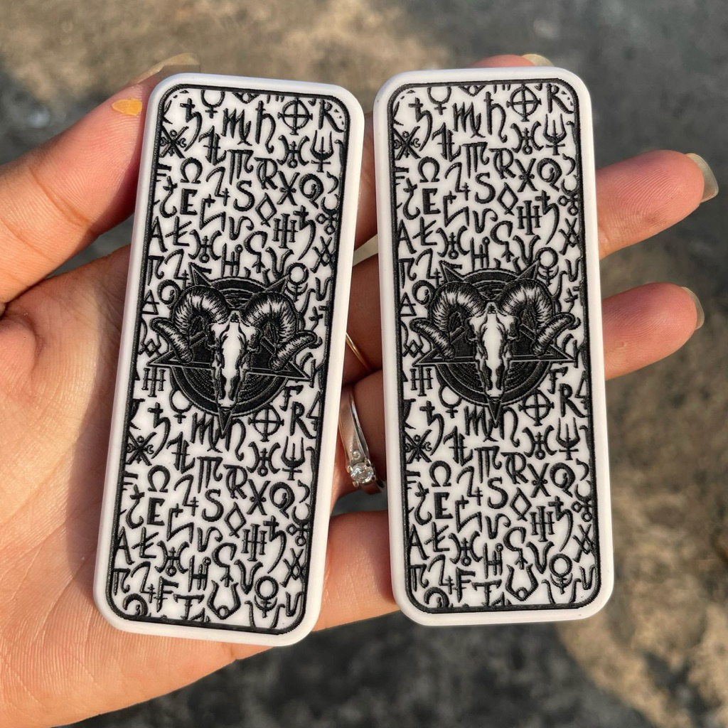 Jual Acrylic Panel Laser Motif Custom Baphomet for T99 | Shopee Indonesia