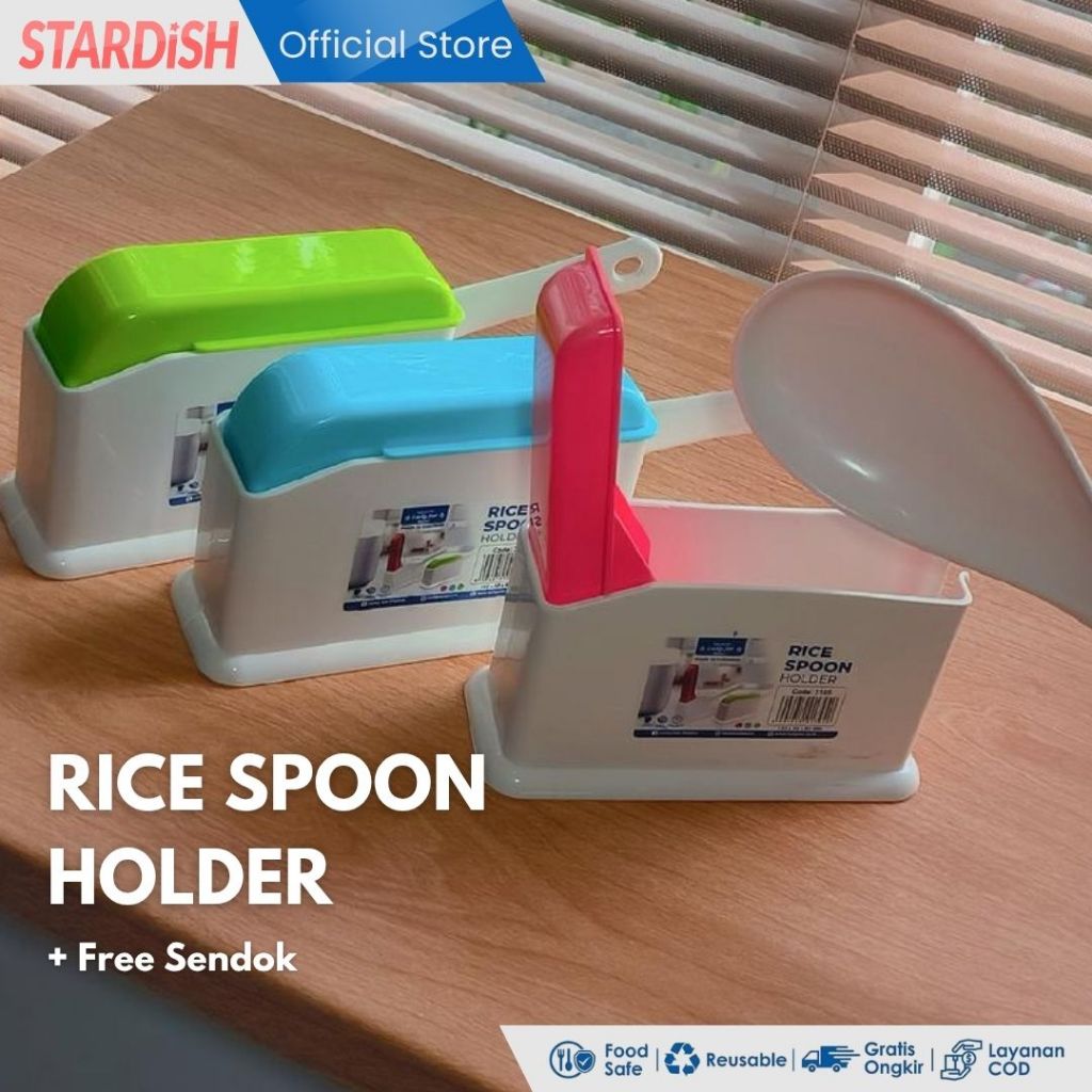 Jual Tempat Sendok Nasi, Rice Spoon Holder, Tempat Centong Nasi ...