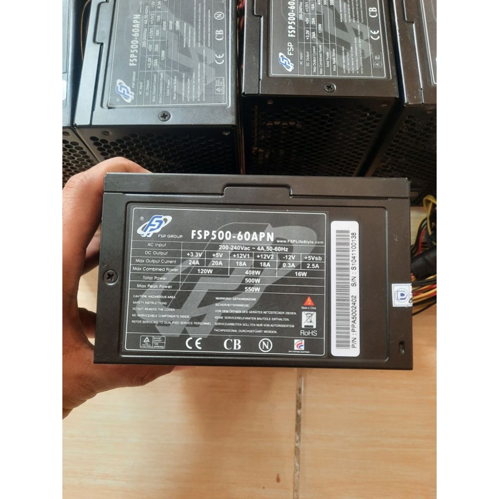 Jual PSU Power Supply 500 Watt FSP | Shopee Indonesia