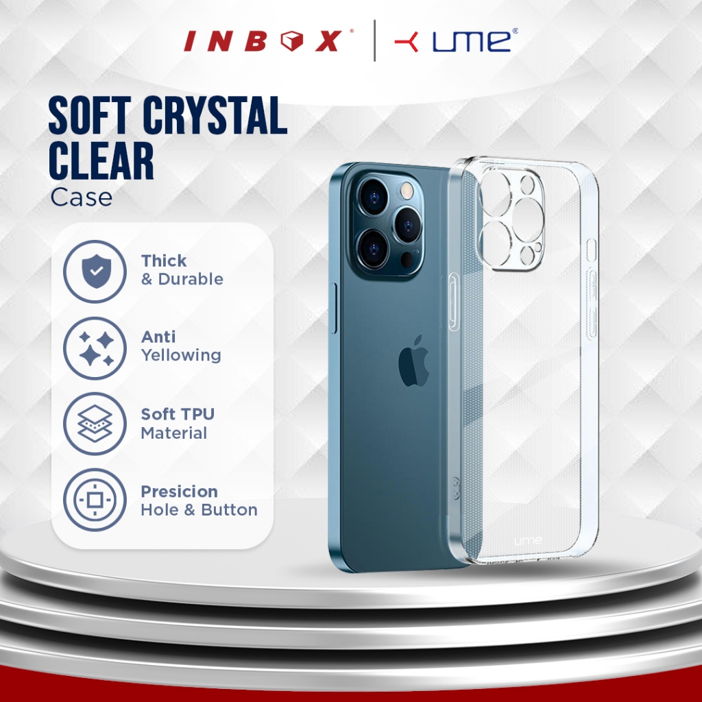 Jual Inbox UME Soft Crystal Clear Case for iPhone 11 12 13 14 15 16 17 ...