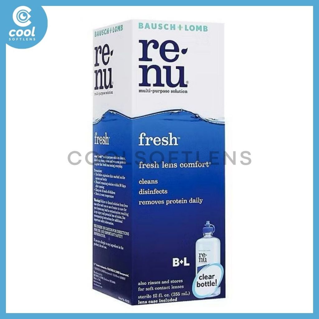 Jual Air Softlens RENU FRESH 355ml By Bausch + Lomb / Cairan Softlens ...