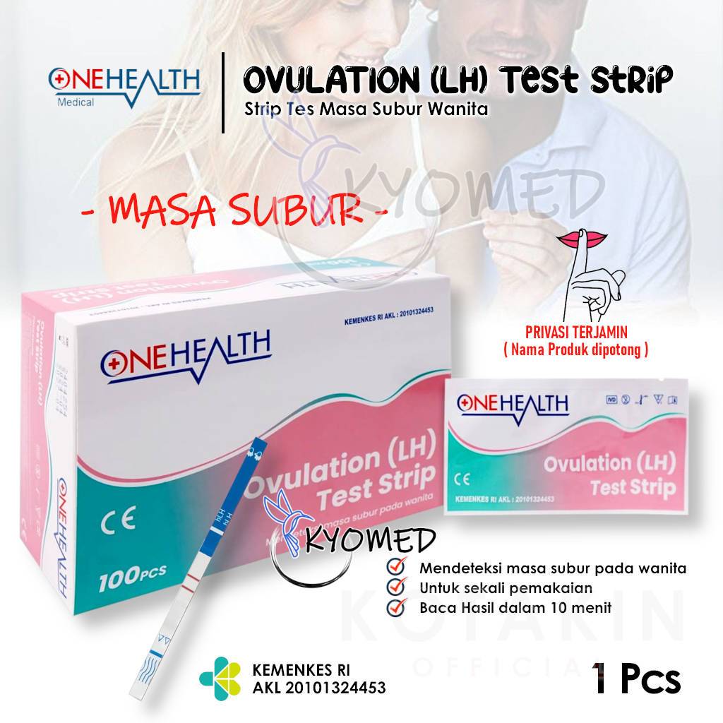 Jual 1BOX - OneHealth Ovulation Test LH / Ovutest Satuan / Strip Tes ...