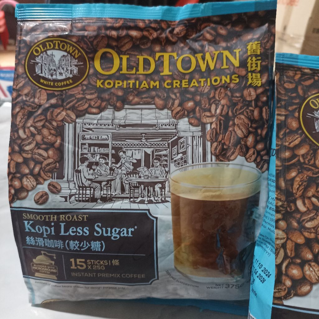 Jual Oldtown KopiTiam Creation Varian Kopi Less Sugar (15 Stick ...