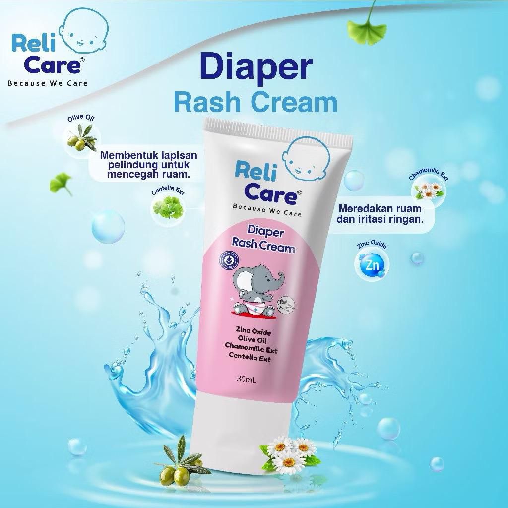 Jual Relicare Diaper Rash Cream Mengurangi Rasa Gatal dan Ruam Uk 30ml ...