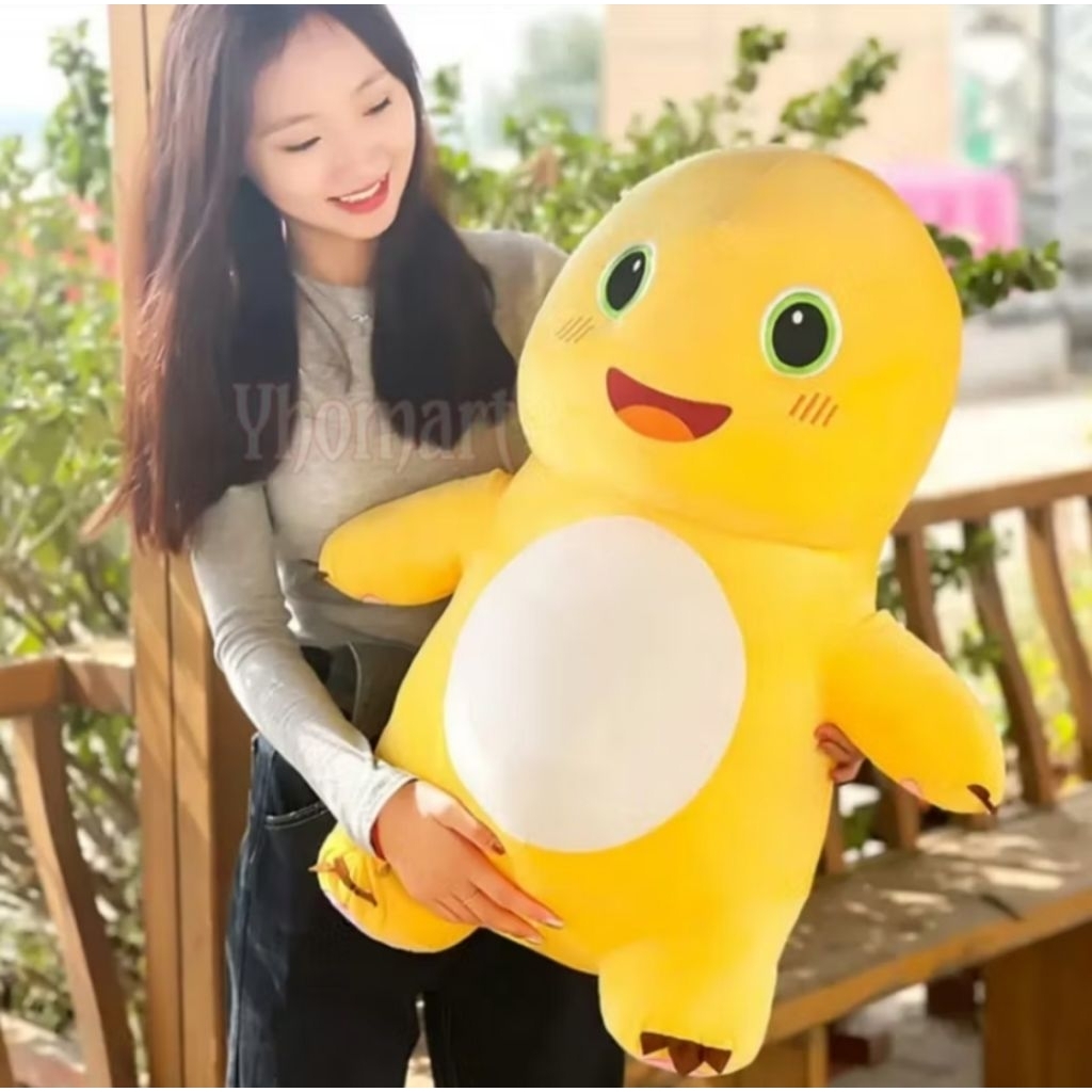 Jual Boneka Nailong Super Jumbo Giant Besar Boneka Nailong Dino Kuning ...