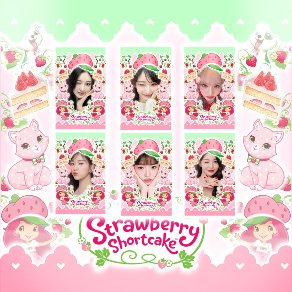 Jual PHOTOCARD DECO IVE FANMADE STRAWBERRY SHORTCAKE ISI 25 LEMBAR ...