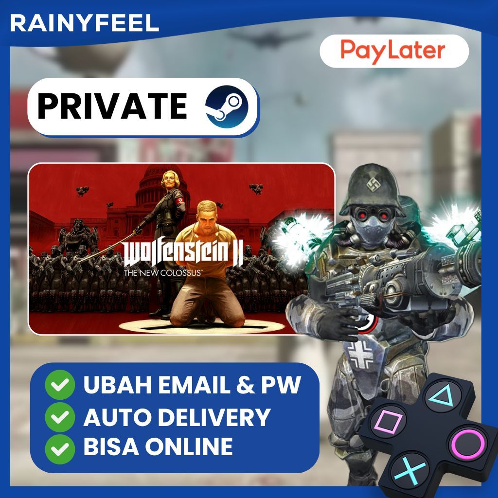 Jual [BONUS STEAM KEY] Wolfenstein II: The New Colossus (Sharing With ...