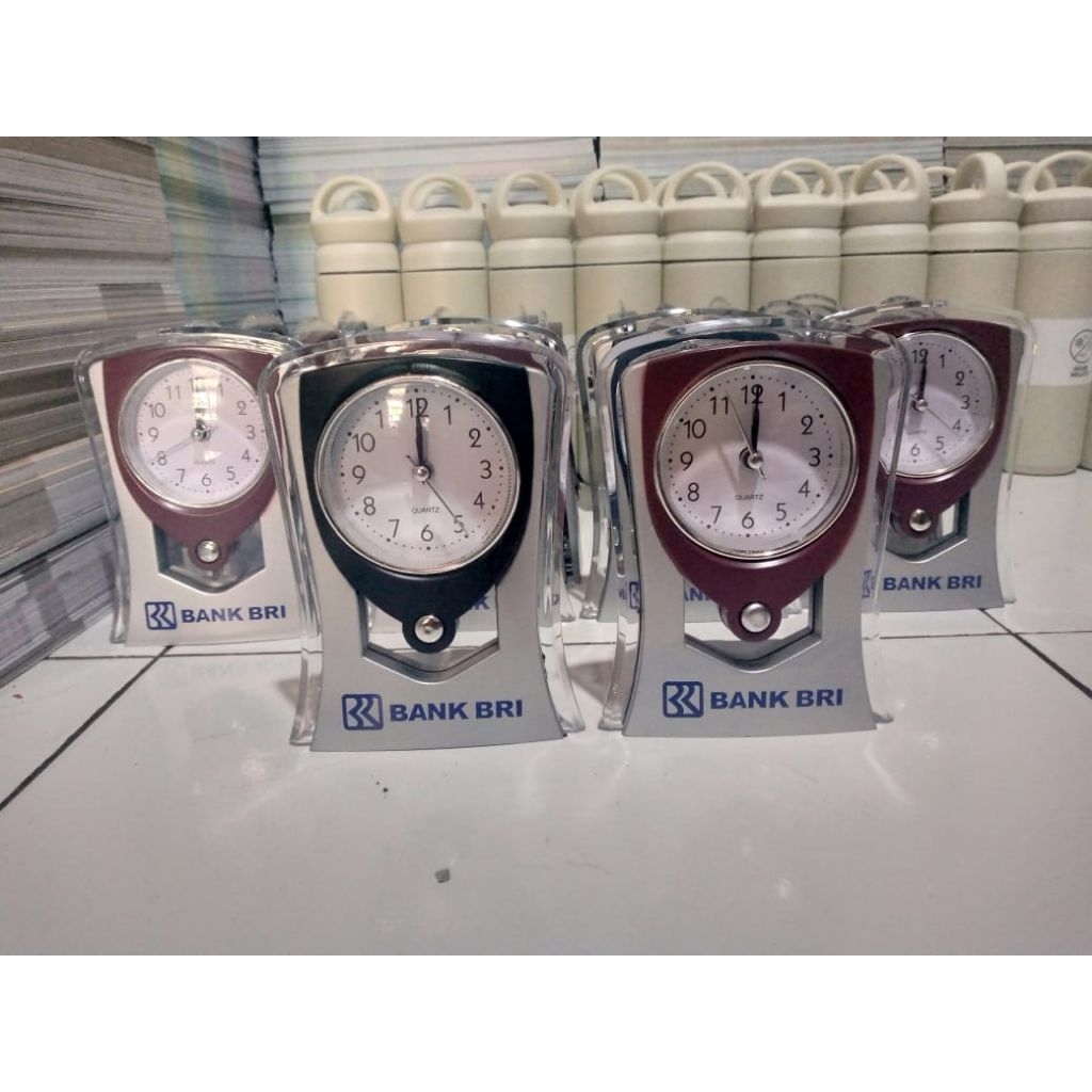 Jual CUSTOM JAM / JAM SOVENIR / Jam Meja Custom / Jam Mini Custom logo ...