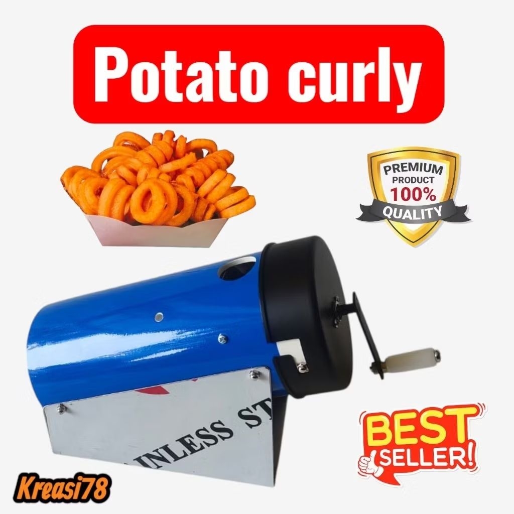 Jual Alat pemotong potato curly | Kentang keriting | kentang curly ...