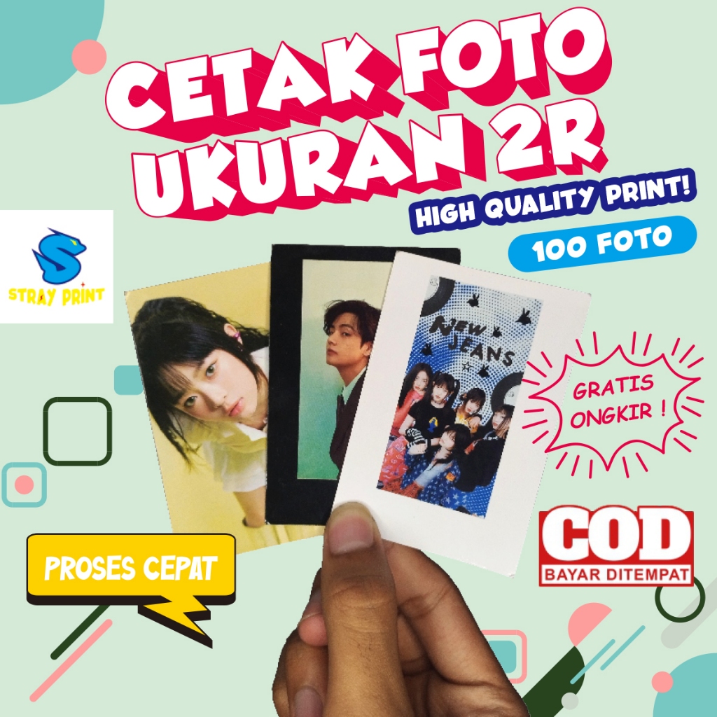 Jual CETAK FOTO POLAROID UKURAN 2R 100 FOTO HARGA MURAH DAN HIGH QUALITY PRINT ( BISA COD ...