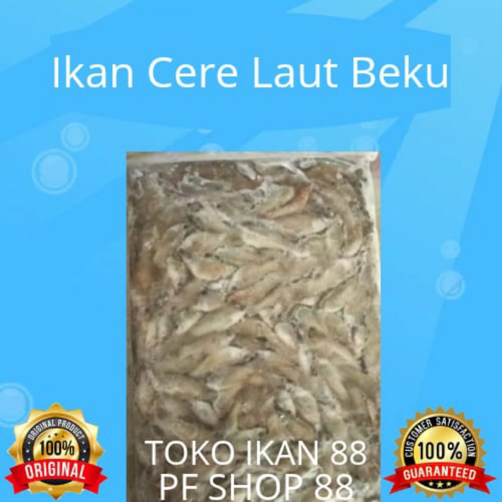 Jual Ikan cere Laut Beku 500 gram pakan ikan hias predator | Shopee ...