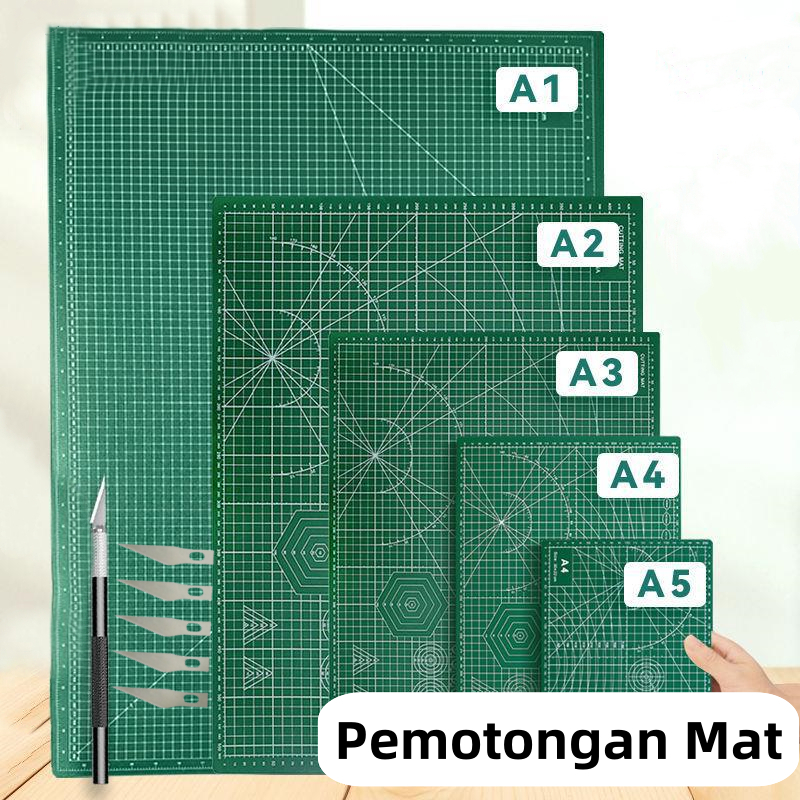 Jual Alas Potong Kertas ( Cutting Mat ) A4 & A3 & A2 & A1 Bahan PVC/Alas Potong Kertas PVC 3/5 ...