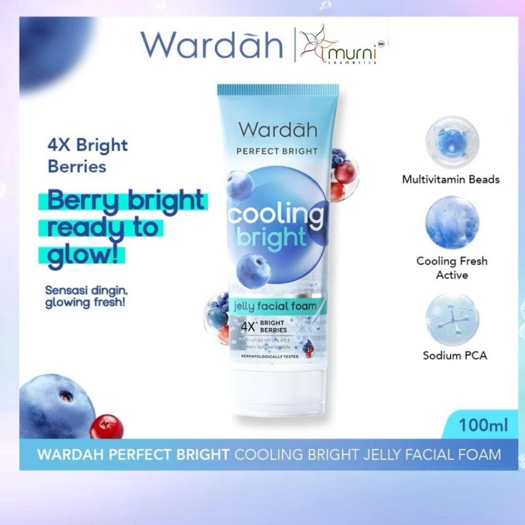Jual WARDAH PERFECT BRIGHT COOLING BRIGHT JELLY FACIAL FOAM BRIGHT ...