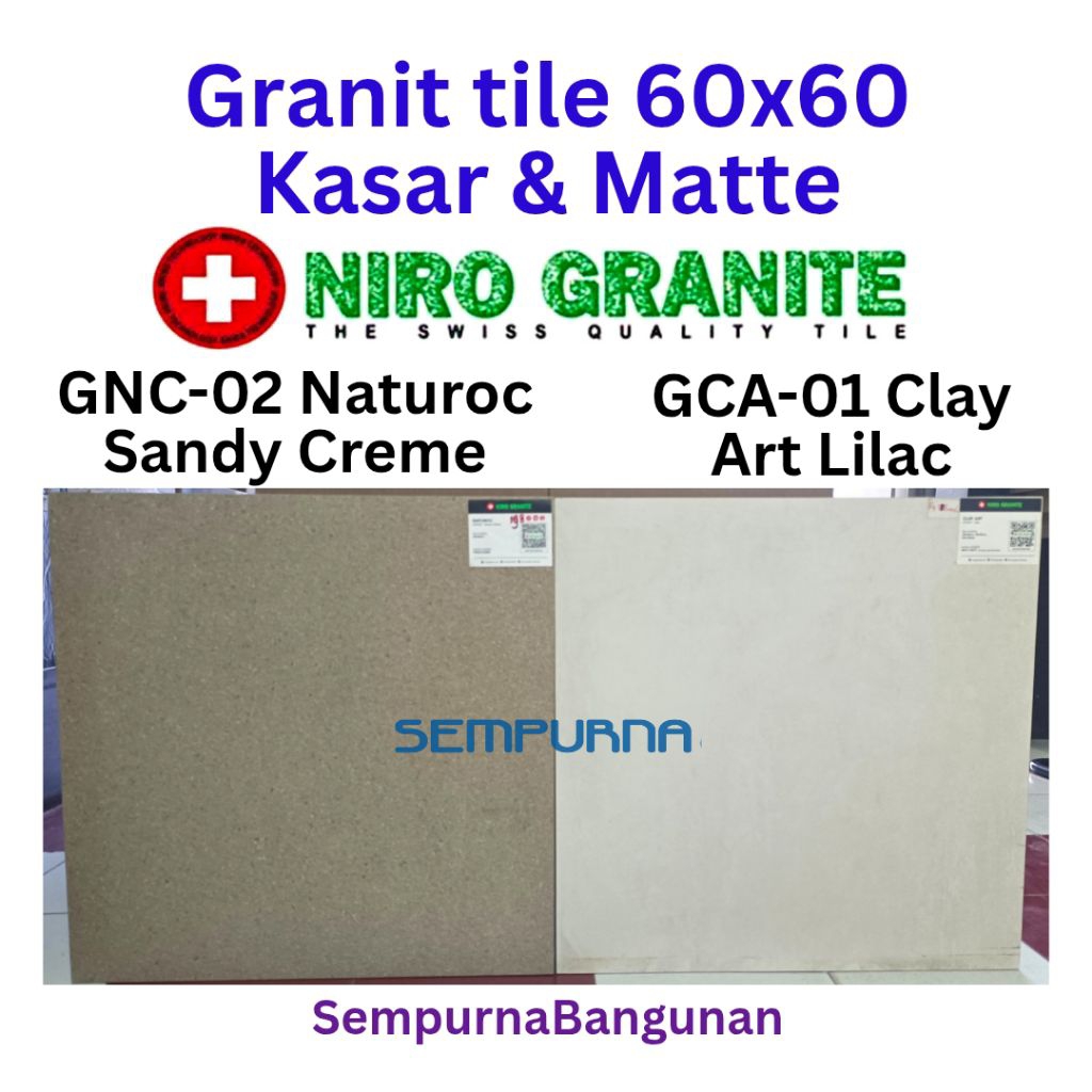Jual Granit tile Niro Granite 60x60 gnc02 Naturoc Sandy Creme ...