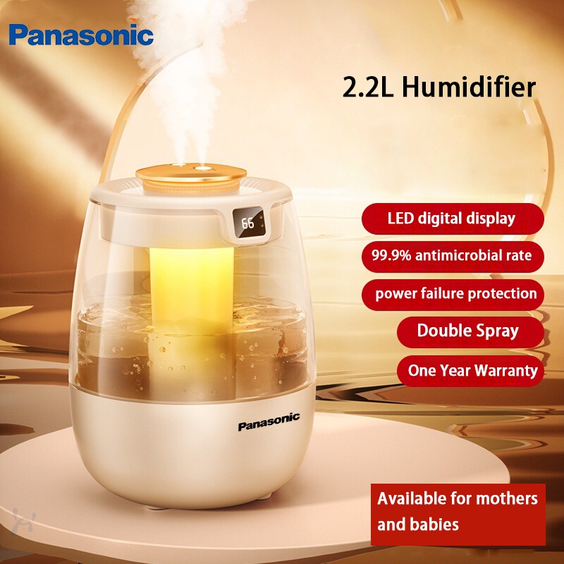 Jual Panasonic humidifier Double Spray home bedroom pregnant women and ...