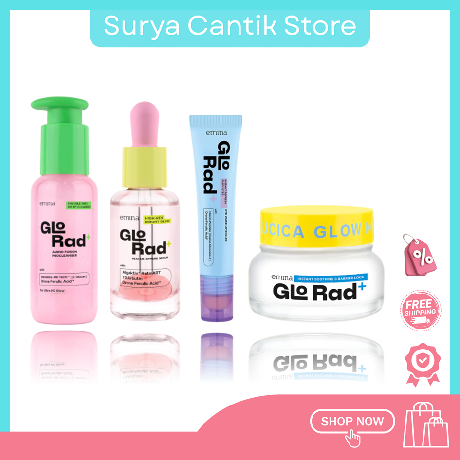 Jual Emina Glorad Fusion Pro Cleanser - Eye Wake Up Roller - RetinArt ...