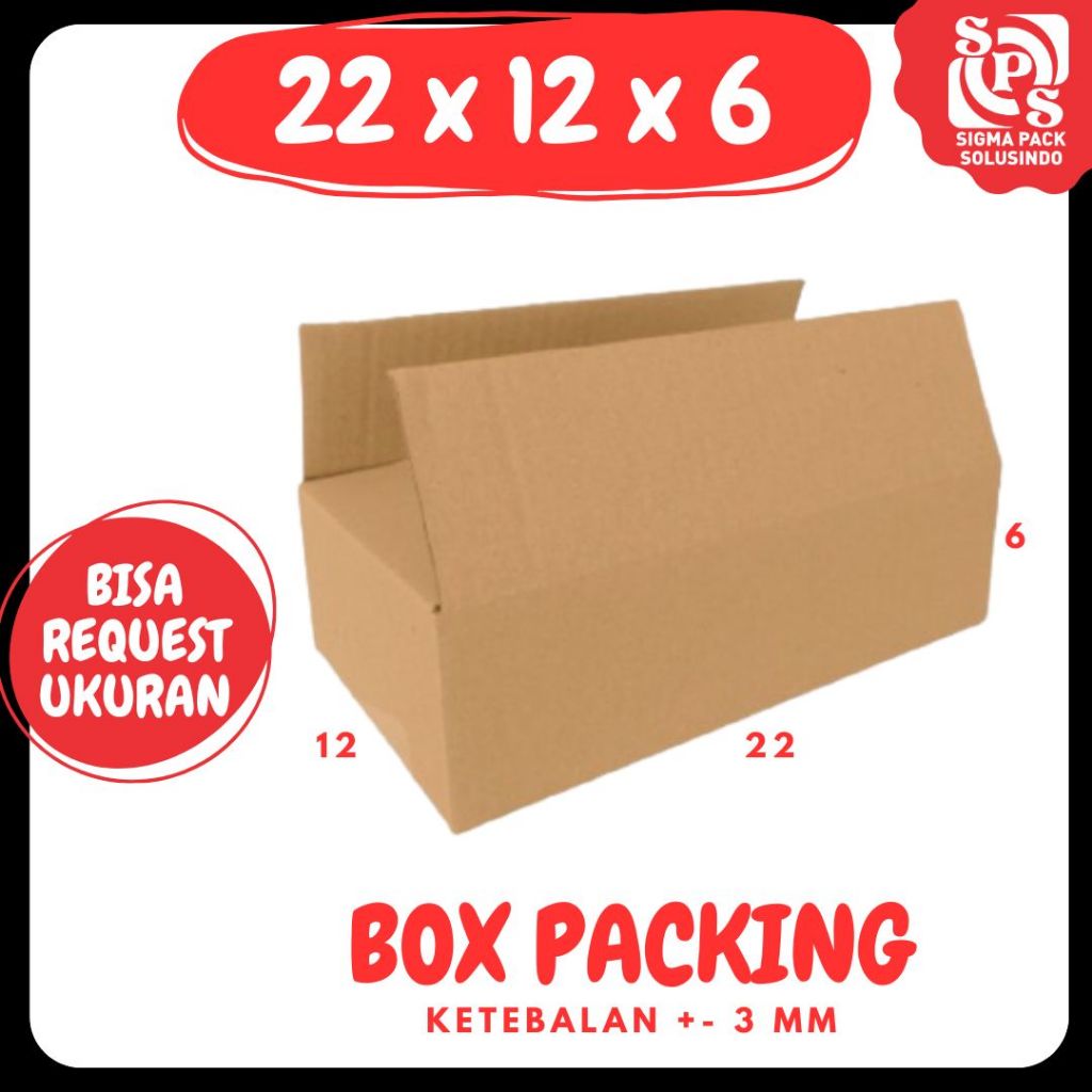 Jual Box 22x12x6 Packing A1 Kardus Dus Kotak Kemasan Jamu Madu Botol ...