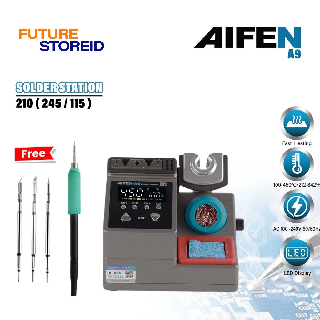 Jual AIFEN Soldering Station A9 chener / Solder Aifen C210 Series ...