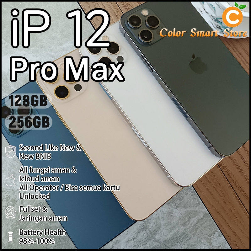 Jual IP 12 PRO MAX 256GB 128GB Second Like New Apple ORI100% Asli ...