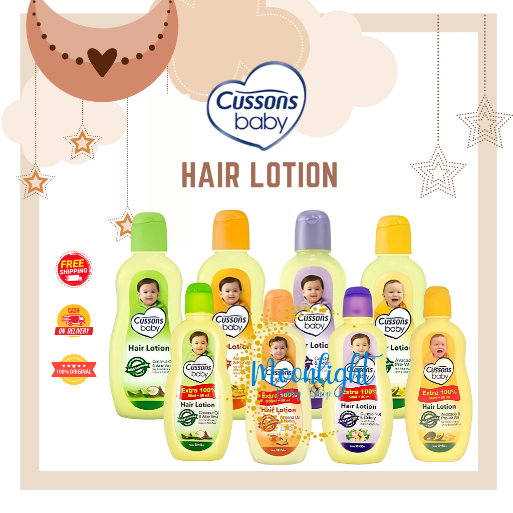 Jual Cussons Baby Hair Lotion 50+50ml / 100+100ml cusson Lotion Rambut ...