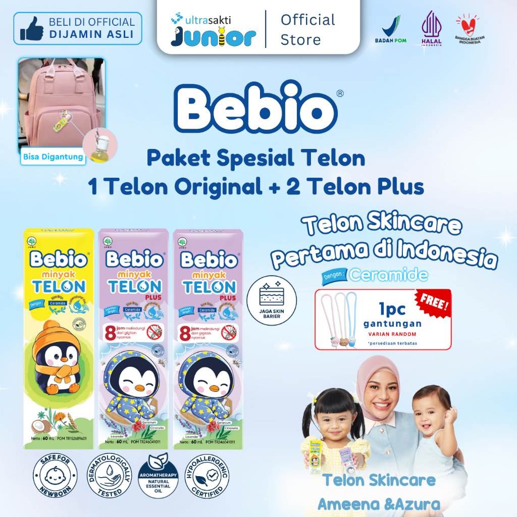 Jual BEBIO Paket Minyak Telon Ceramide 1 Bebio Telon Ceramide Original ...
