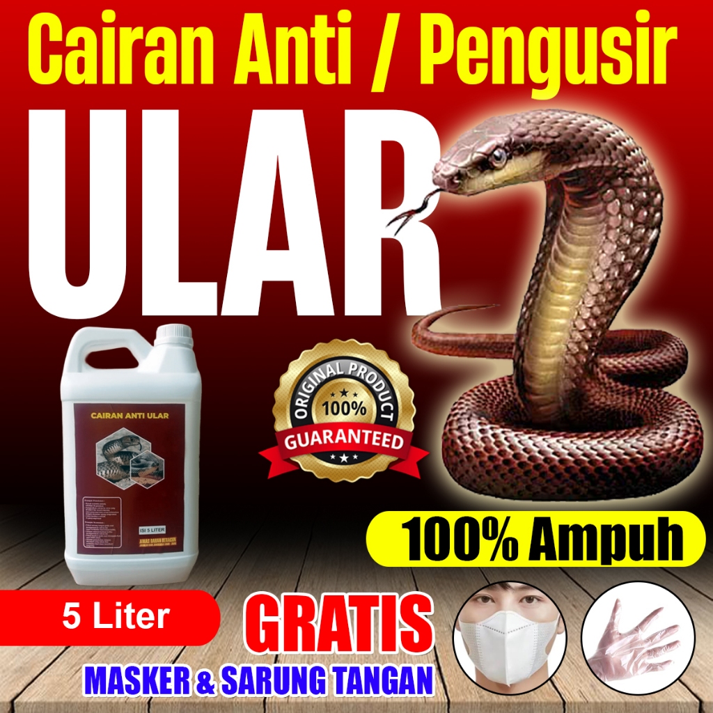 Jual Cairan ANTI ULAR 5 Liter - Solusi Aman & Efektif Usir Ular Liar ...